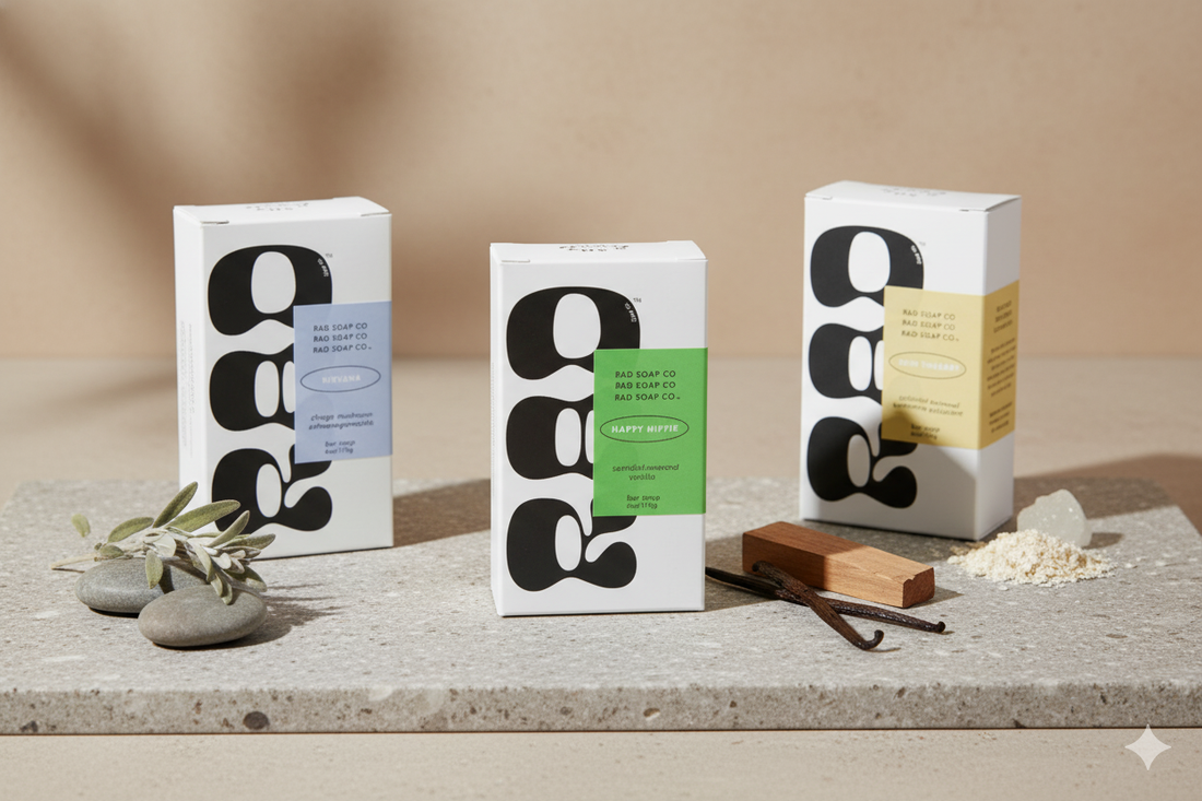 RAD Soap Co creates the best natural bar soap for skin, Handmade USA ...