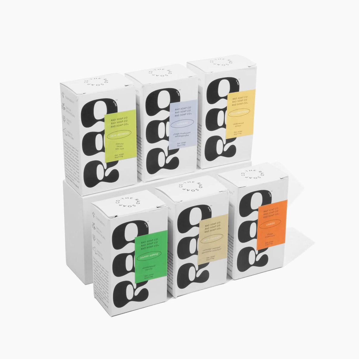 The Soft Six Kit - 6 Handmade Bar Soaps – The RAD Soap Co.
